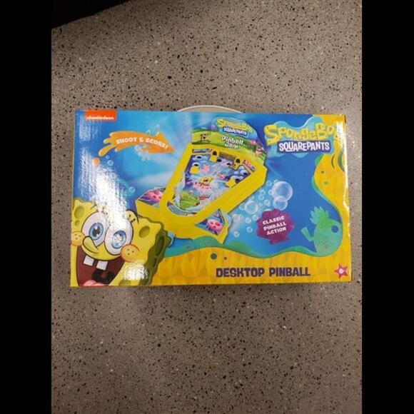 Toys | Nickelodeon Spongebob Squarepants Pinball Jam Desktop Pinball ...